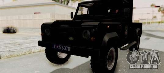 Land Rover Defender SAJ para GTA San Andreas