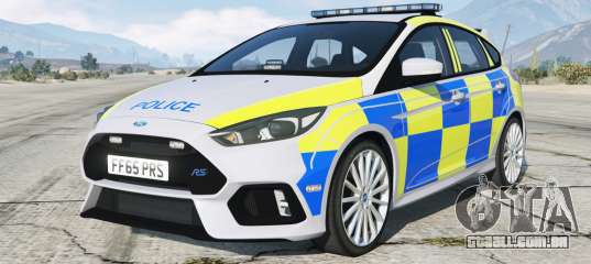 Ford Focus RS Police non ANPR para GTA 5