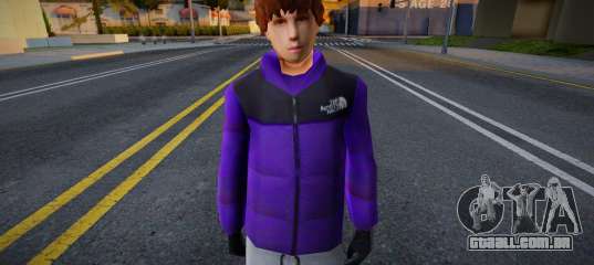 TNF Jacket Kid para GTA San Andreas