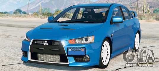 Mitsubishi Lancer Evolution X 2012〡add-on v1.1 para GTA 5