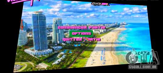 Menu estilo Nyan Cat para GTA Vice City